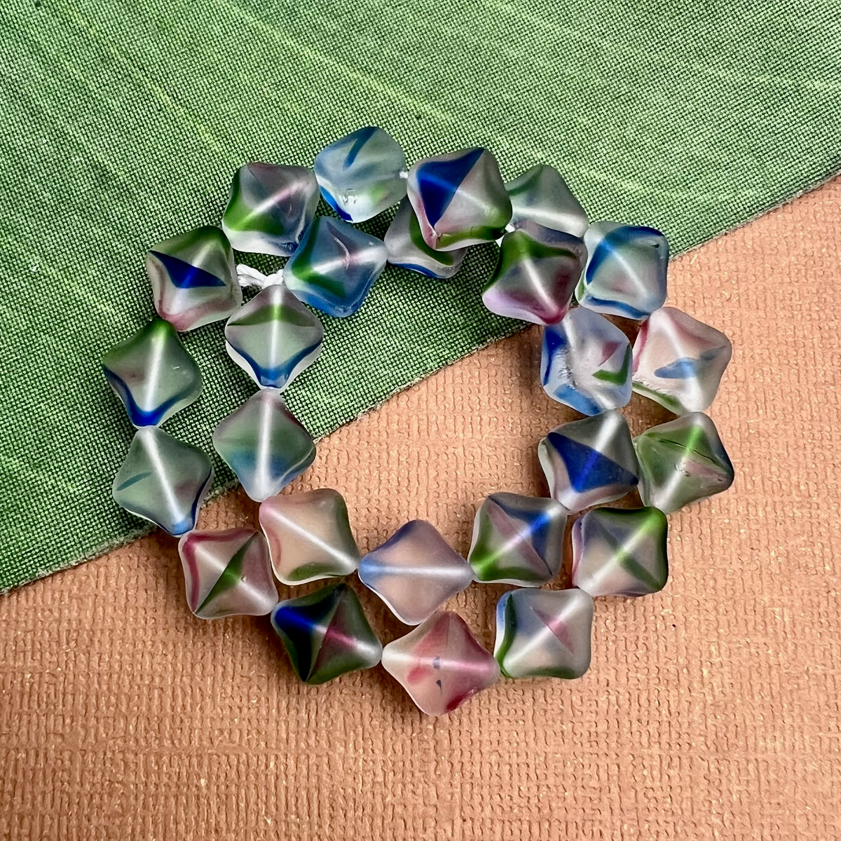 Iridescent Diamond Beads - 50 Pieces – Bead Goes On