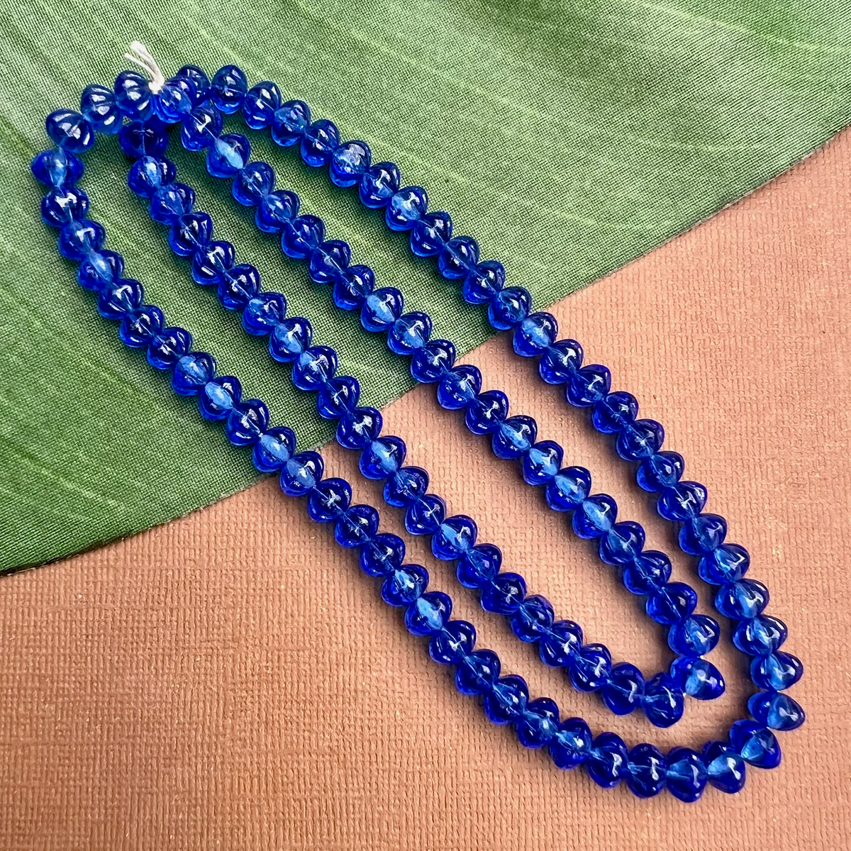 Large Blue Saucer Beads - 100 Pieces – Bead Goes On
