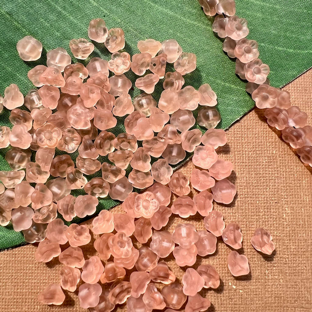 Pink Matte Flower Shank Buttons - 50 Pieces – Bead Goes On