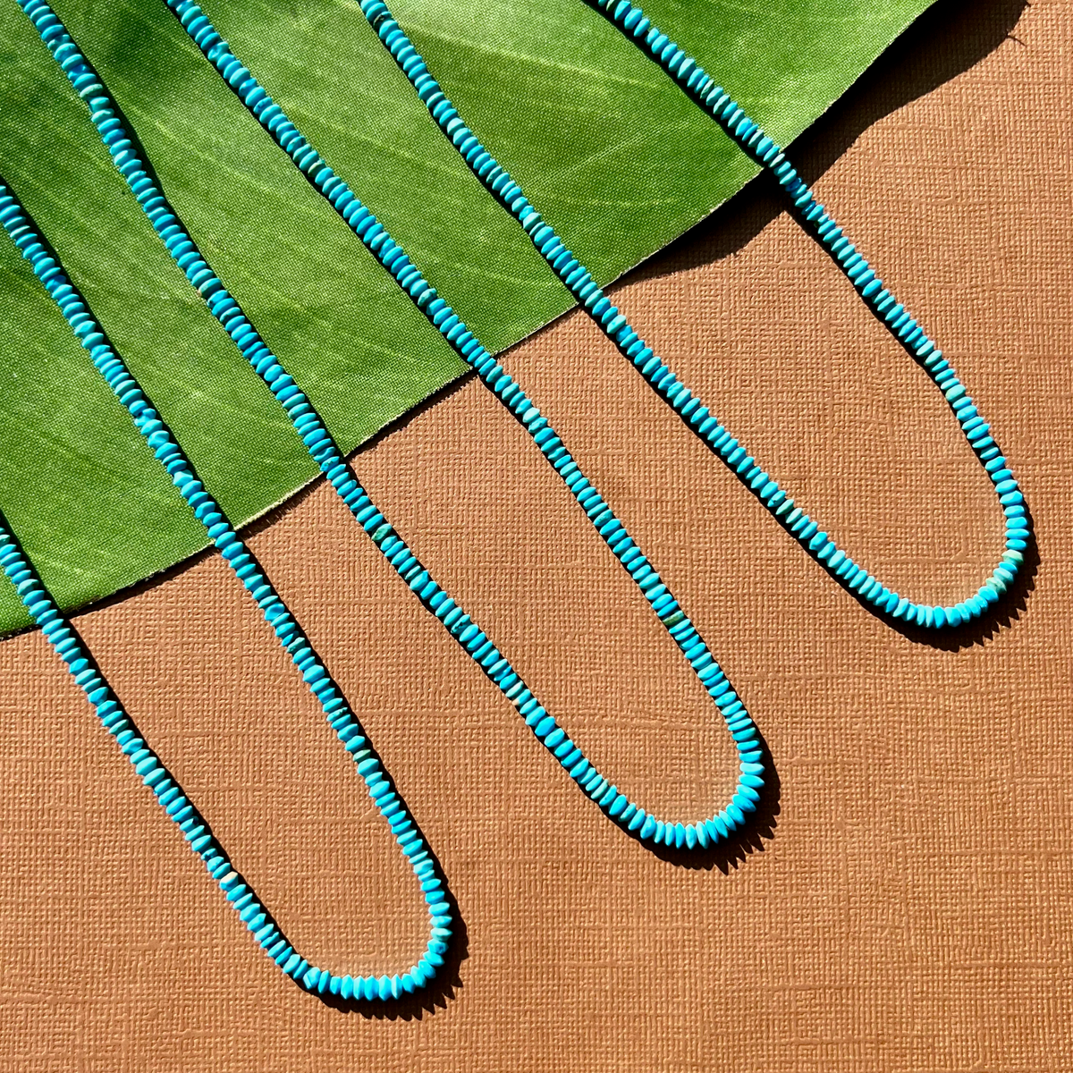 Sky Blue Turquoise Saucer 3 to 4mm Beads - 1 Strand – Bead Goes On